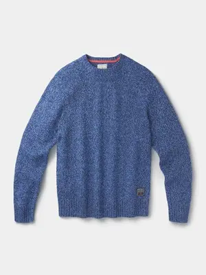 AUBIN Riply Twist Crew Neck Sweater - Blue Twist