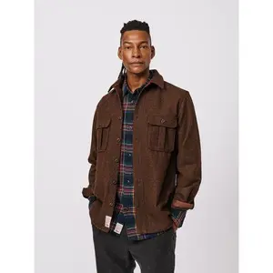 AUBIN Lysaghts Wool Overshirt