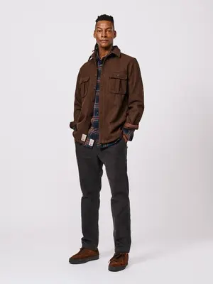 AUBIN Lysaghts Wool Overshirt