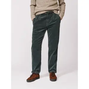 AUBIN Barrowby Cord Trousers - Khaki