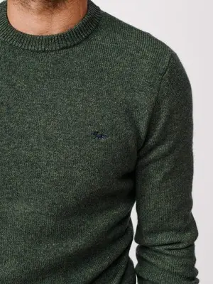 AUBIN Phillips Crew Neck Sweater - Khaki