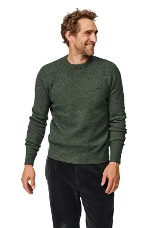 AUBIN Phillips Crew Neck Sweater - Khaki