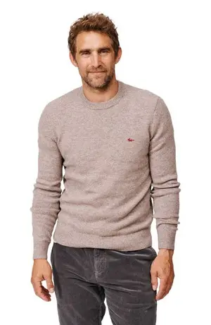 Aubin Phillips Crew Neck Sweater - Stone