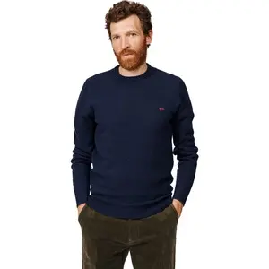 Aubin Westbourne Crew Neck Sweater Navy
