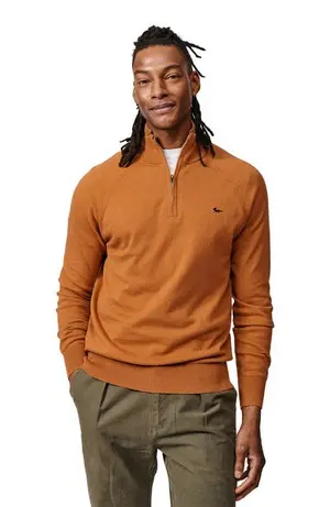 Aubin Bonby Zip Neck Sweater - Ginger
