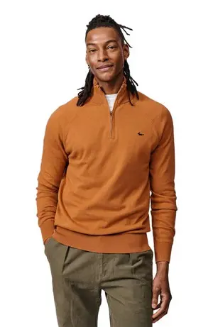 Aubin Bonby Zip Neck Sweater - Ginger