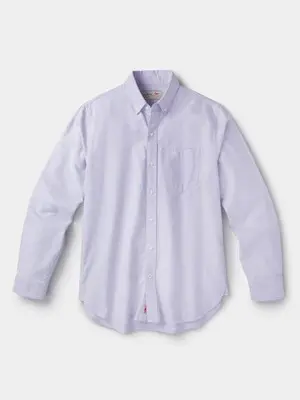 AUBIN Aldridge Oxford Button Down Shirt - Lavender