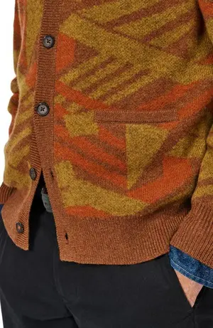 AUBIN Blake Wool-cashmere Blend Cardigan