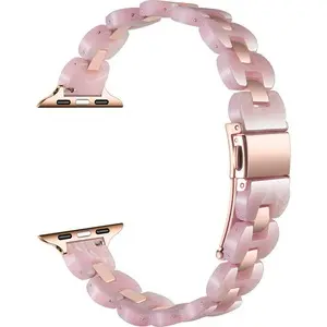 POSH TECH Aria Resin & Stainless Steel Apple Watch® Band - Blush/rose Gold