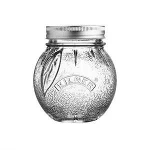 KILNER Orange Fruit Jar - Clear