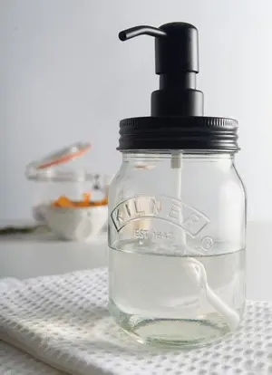 KILNER Liquid Soap & Lotion Dispenser 17 Ounce