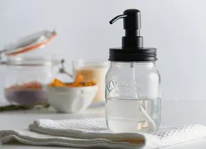 KILNER Liquid Soap & Lotion Dispenser 17 Ounce