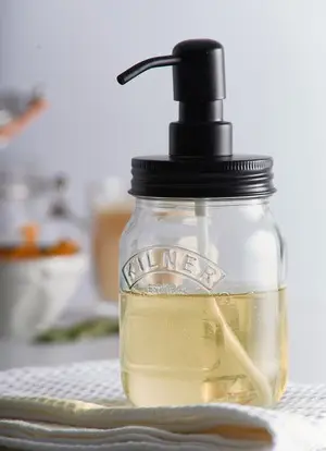 KILNER Liquid Soap & Lotion Dispenser 17 Ounce