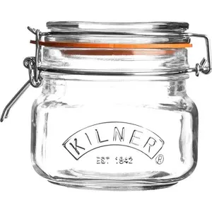 KILNER Square Clip Top Jar For Canning And Food Storage - 4 In
