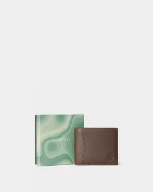 OSPREY LONDON The Compass Leather Coin Wallet - Tan