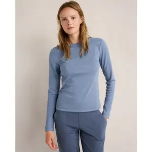 HAVEN WELL WITHIN Haven Organic Cotton Long Sleeve Tee - River