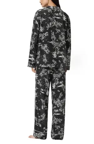 ALLSAINTS Maude Contrast Piping Pajamas