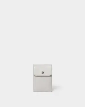 OSPREY LONDON Madison Leather Phone Bag - Stone