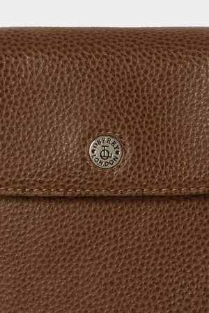 OSPREY LONDON The Madison Leather Phone Bag - Tan