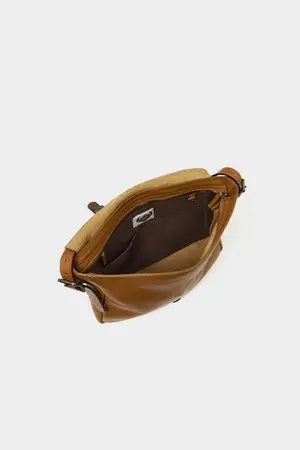 OSPREY LONDON Lorenzo Medium Leather Messenger Bag