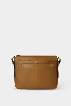 OSPREY LONDON Lorenzo Medium Leather Messenger Bag