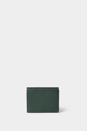 OSPREY LONDON The Core Small Leather Matinee Purse - Forest