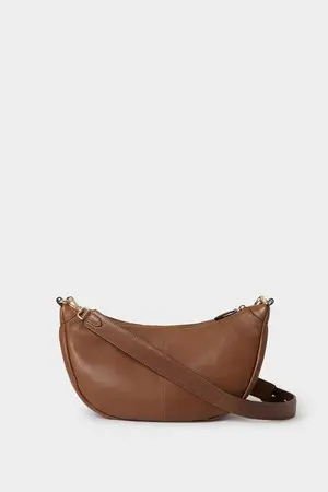 OSPREY LONDON The Oxford Leather Sling Bag - Tan
