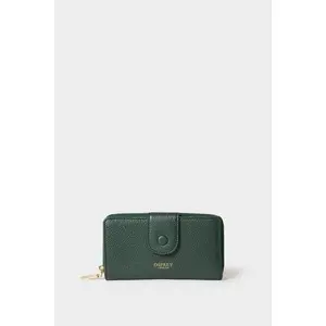 OSPREY LONDON The Core Medium Leather Popper Matinee Purse - Forest