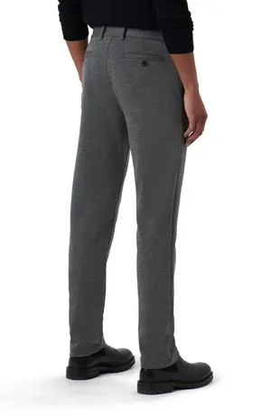 Bugatchi Slim Tailored Fit Knit Dress Pants - Anthracite