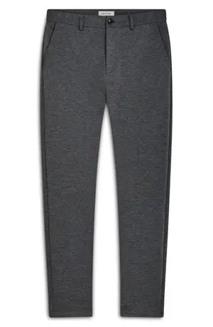 Bugatchi Slim Tailored Fit Knit Dress Pants - Anthracite