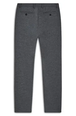 Bugatchi Slim Tailored Fit Knit Dress Pants - Anthracite