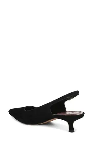 Vince Sabra Slingback Kitten Heel Pumps - Black-dm