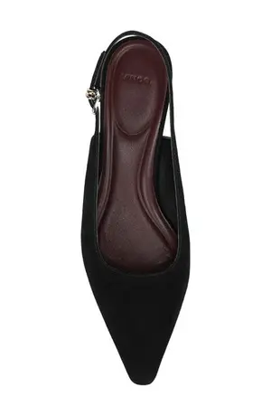 Vince Sabra Slingback Kitten Heel Pumps - Black-dm