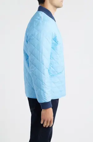 925 ORIGINALS Quilted Nylon Jacket - Blue