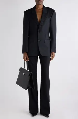 Balenciaga Tailored Wool Gabardine Jacket