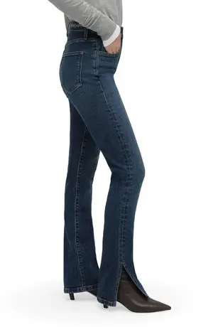 FAVORITE DAUGHTER Valentina Split Hem Bootcut Jeans