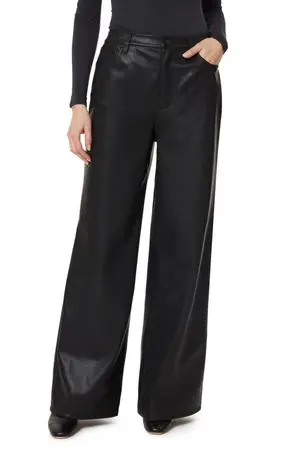 Habitual Wide Leg Faux Leather Pants