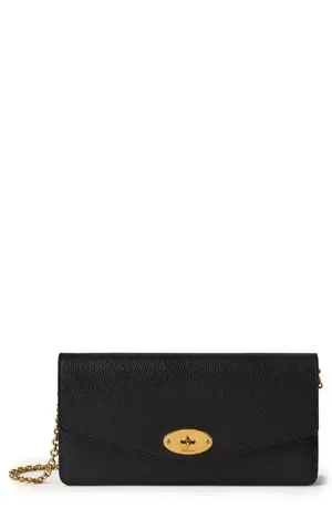 Mulberry Darley Leather Clutch - Black