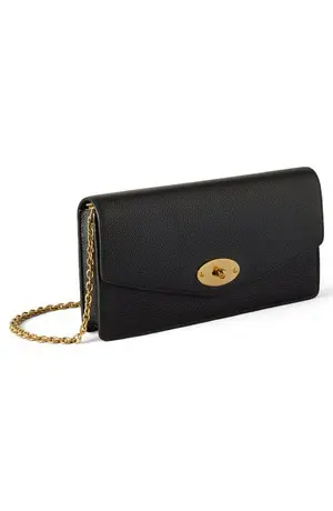 Mulberry Darley Leather Clutch - Black
