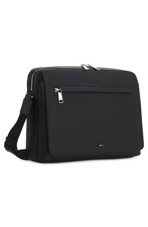 Hugo Ray Faux Leather Messenger Bag
