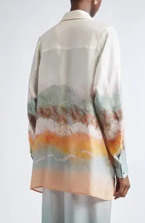 Zimmermann Daylight Relaxed Silk Shirt