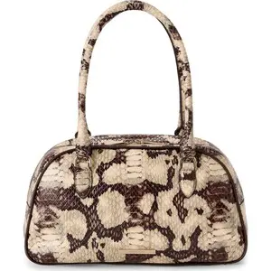 Brahmin Angie Leather Barrel Bag