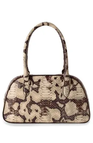 Brahmin Angie Leather Barrel Bag