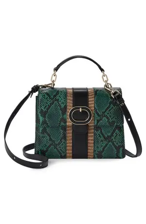 Brahmin Small Hallie Leather Top Handle Bag