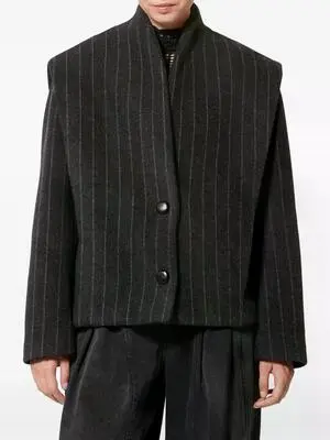 Isabel Marant Étoile Dyogo Pinstripe Wool Blend Jacket