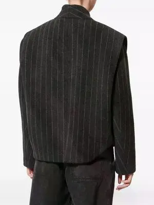 Isabel Marant Étoile Dyogo Pinstripe Wool Blend Jacket