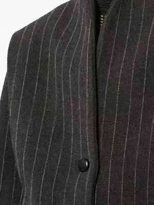Isabel Marant Étoile Dyogo Pinstripe Wool Blend Jacket