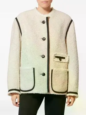 Isabel Marant Étoile Maylin Jacket With Trim - Neutrals