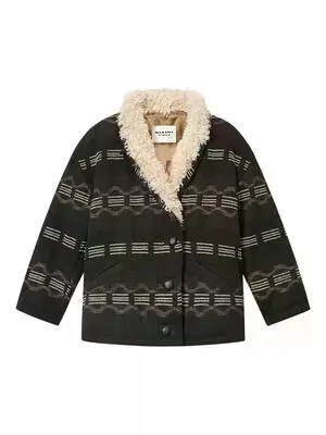 MARANT ETOILE Patterned Jacket - Black