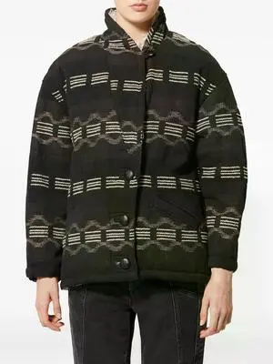 MARANT ETOILE Patterned Jacket - Black